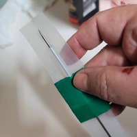 Slotted Quilting Ruler, Transparent Acrylic, Non-slip Surface, DIY ...