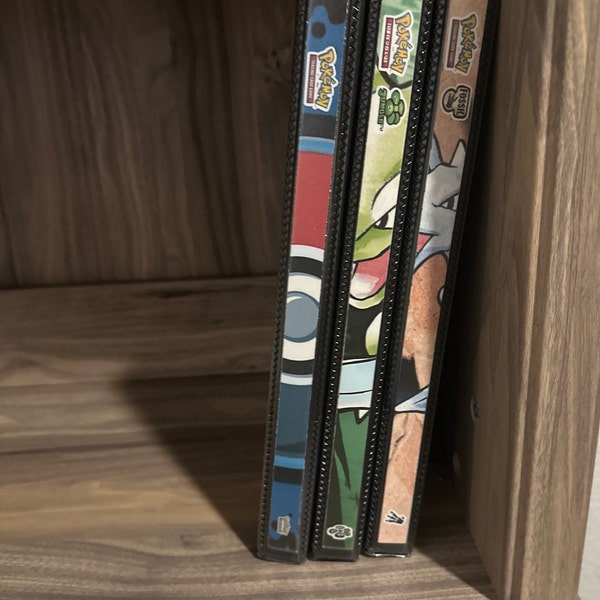 Pokémon Base Set Binders W/exact Number of Pages for Sets, Laminated Cover, Spine and 9-pocket ...