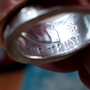 Quarter Penny, Spinner / Fidget Ring, Made to Order to Size, Free ...