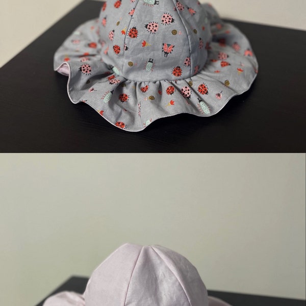 Easy Sun Hat Sewing Pattern | Reversible Sun Hat | Beginner Sewing ...