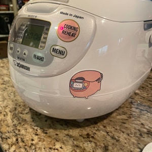 Rice Cooker Sticker, Laptop Sticker, Food Sticker, Asian Sticker ...