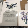 OCEAN FLORAL Collection Writing Paper Set - Marine Themed Notepaper ...