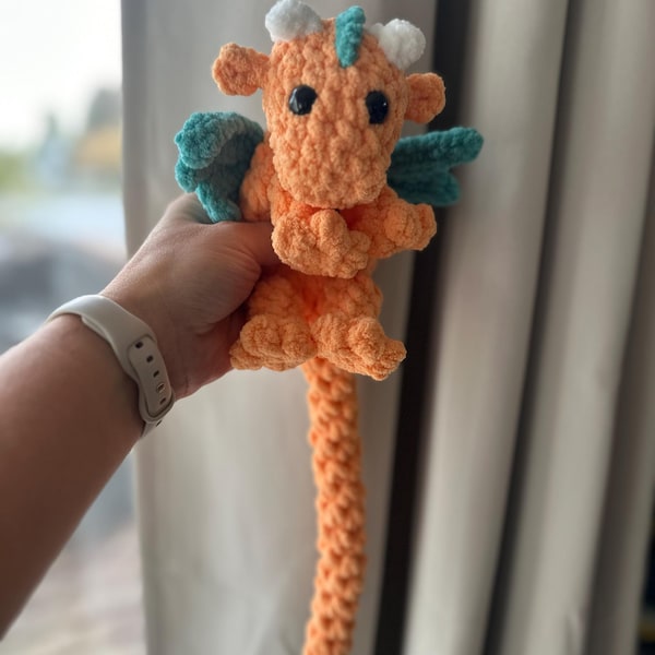 Diddy Dex the Palm Sized Snuggler Dragon Crochet Pattern Amigurumi ...
