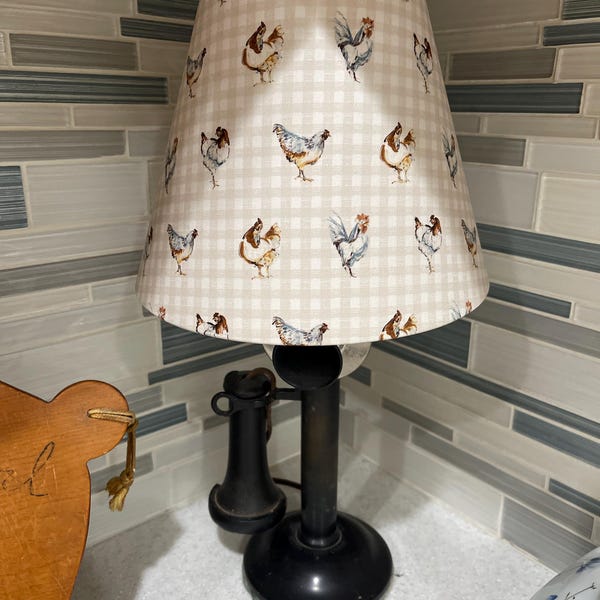 Firefighter Lamp Shade. Fire Department. Firetruck. Shades Are 9.5" X 5 ...