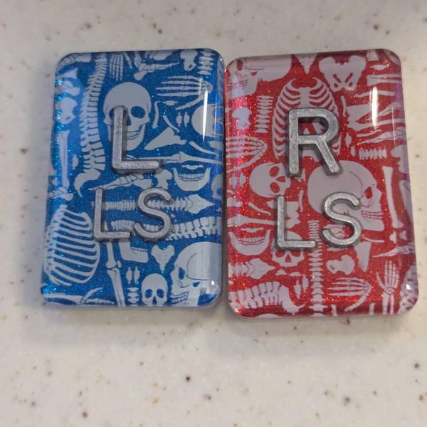 Solid Color X-ray Marker Set - White Border Xray Markers - Glitter X ...