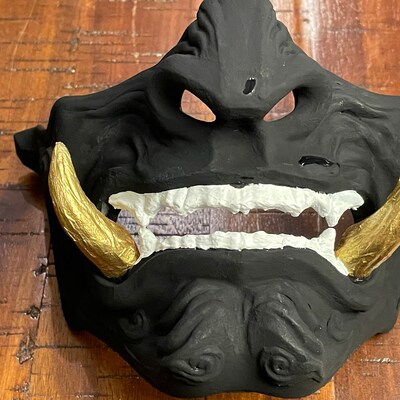 V2 Wearable Samurai Mask Unpainted - Etsy