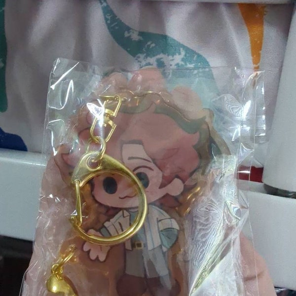 Rody and Vincent Heart Magnet Keychain Set | Dead Plate 6.5 Cm Double ...