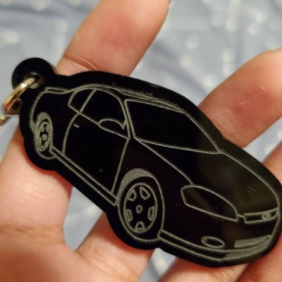 Custom Car Acrylic Keychain - Etsy