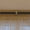 Curtain Rod Extendable Swinging Brass Adjustable Window Curtain Holder ...