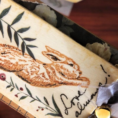 Jumping Rabbit Mounted Rubber Stamp 4624 - Etsy