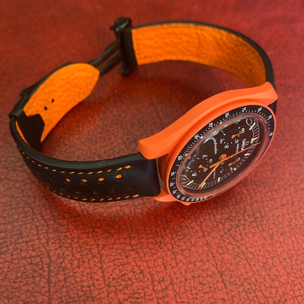 Sierra Blue Swift Rally Strap for Moonswatch Neptune - Etsy