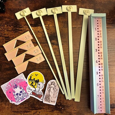 8.5 Bookbinding Tool Set Signature Punch Guide T-spacers Corner Miter ...