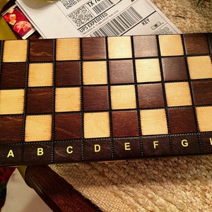 Original Tournament Chess Set No 5 Inlaid Chess Board Hand - Etsy