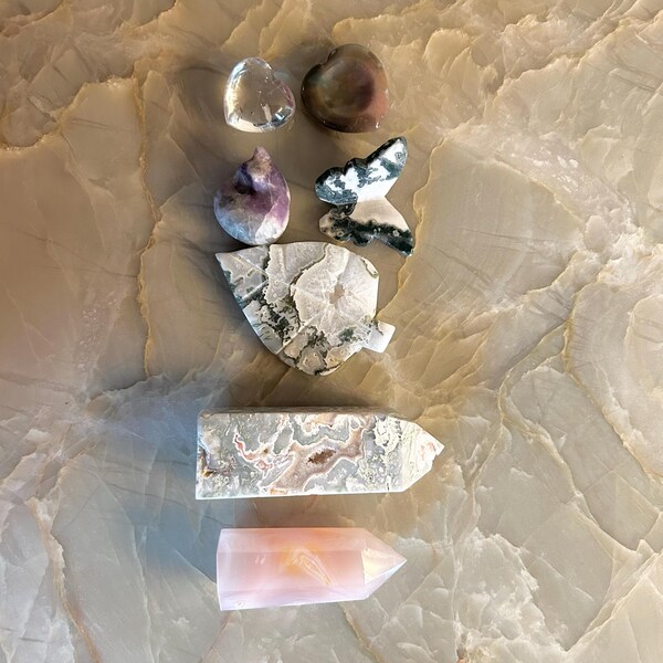 Lattice Arusha Sunstone Moonstone Gem Sphere, Tourmaline and Smoky ...