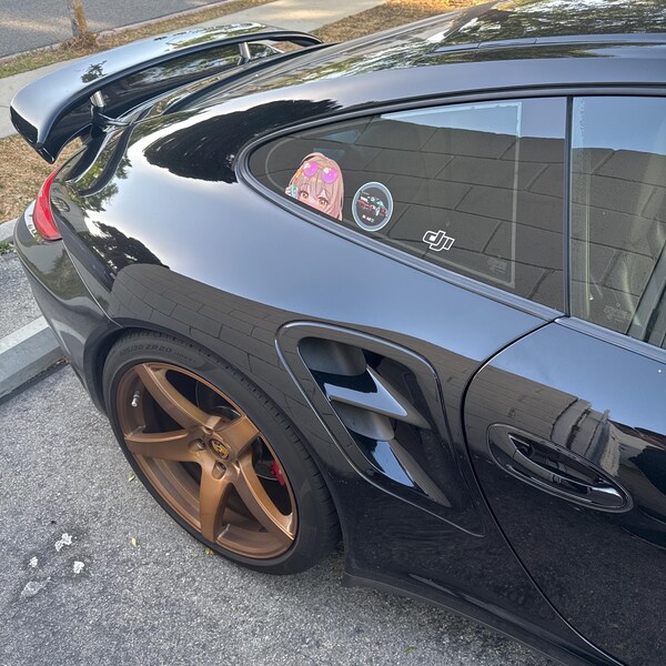 Snow White Window Peeker 6.8" Car Decal Sticker | Goddess of Victory ...