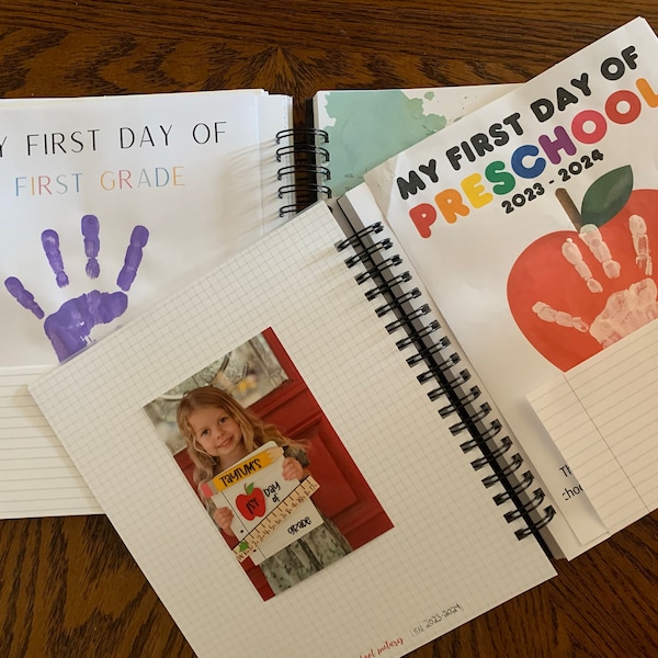 School Years Memory Book | Back to School Years Scrapbook Keepsake Book ...