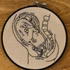 DIY Pregnancy Anatomy Embroidery, Fetus in Utero Pattern, PDF Digital ...