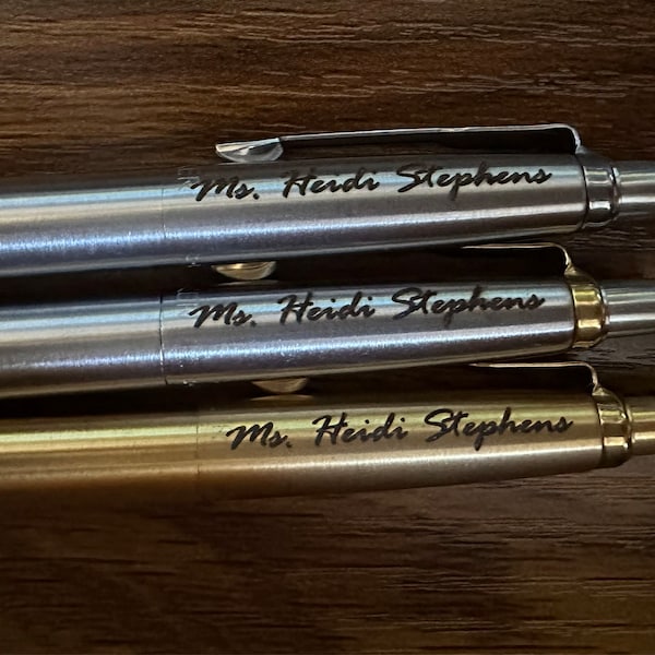 Engraved Luxury Parker Pen Set, Custom Fancy Pen, Luxury Pens for ...