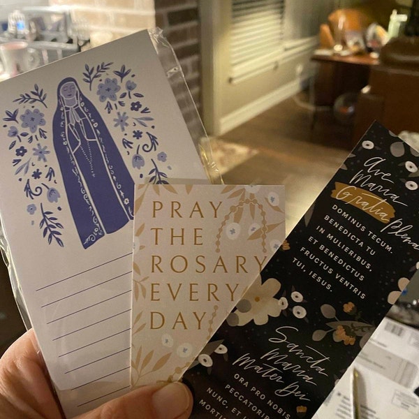 Marian Notepad, Marian Stationery, Catholic Notepad, Catholic Gift ...