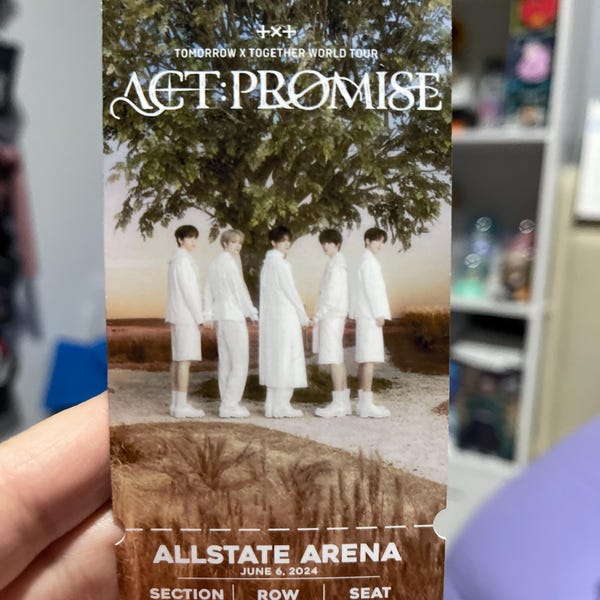 TXT World Tour Act: Sweet Mirage , Custom Physical Memory Souvenir ...