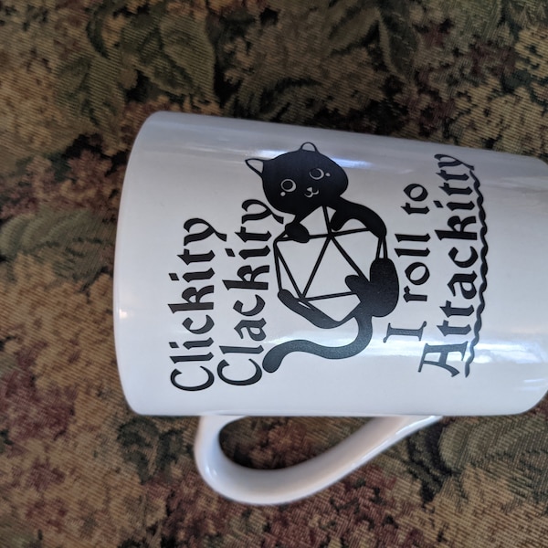 Clickity Clackity I Roll to Attackitty Svg, Dungeons and Dragons, Dnd ...