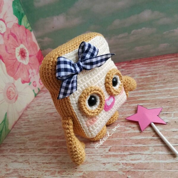 Crochet Toast PATTERN, Amigurumi Toast Pattern Pdf Tutorial - CLARA the ...