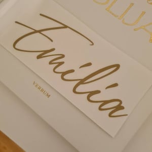 Corsiva Font Alphabet Vinyl Decals Full Alphabet Capital | Etsy