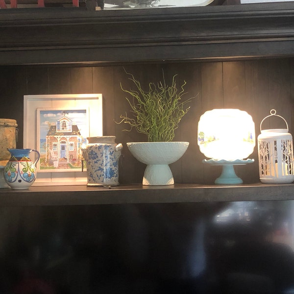 Fish Tales Cottage Original Folk Art Print - Etsy