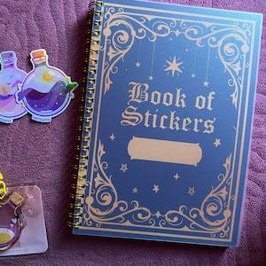 Reusable Sticker Book Magical Book of Stickers - Etsy