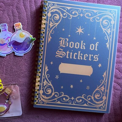 Reusable Sticker Book Magical Book of Stickers - Etsy
