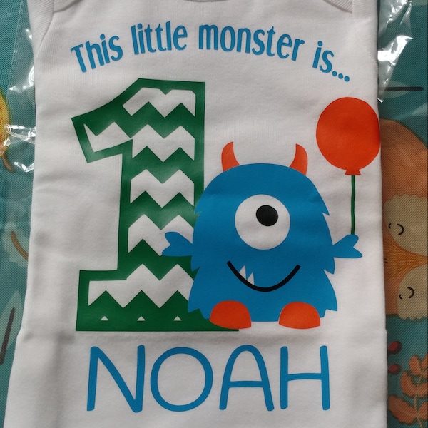 Monster Birthday Party, Monster Birthday Outfit Boy, Boy First Birthday ...