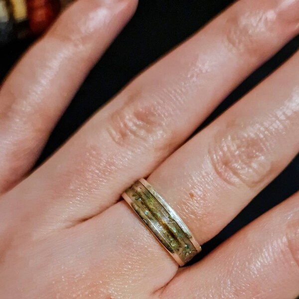 Teardrop Keepsake Memorial Ring - Ashes Keepsake Ring - Cremation Ash ...