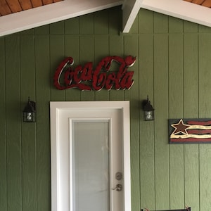 Metal Coca Cola Signs-coca Cola Signs-rustic Coca Cola Signs coca Cola ...