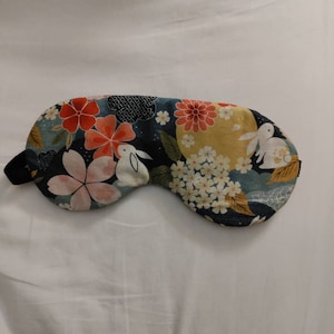 Eye Sleep Mask Rabbit Moon Bunny Soft Cotton Travel Gift Blackout Relax ...