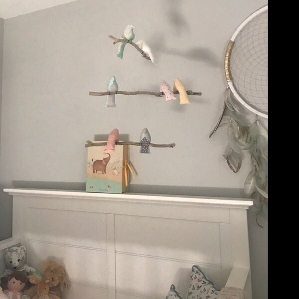 Custom Bird Mobile - Choose Your Colors - Baby Crib Mobile - Bird ...