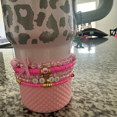 NEW Pastel Happiness Custom Charm Stack Tumbler Boot Topper Cup ...