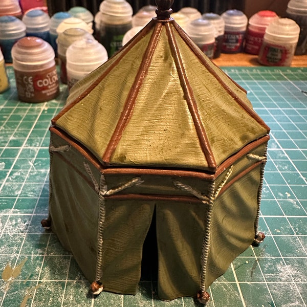 3D Printed Tent: 28mm RPG Miniature, Fantasy Scenery - Etsy