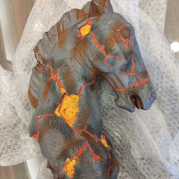 Deer Head Wall Bust, Realistic Deer Giant Bust, Elegant Fireplace Decor ...