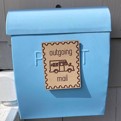 Outgoing Mail Pickup Magnet Wood or Acrylic Mailbox Flag Replacer ...