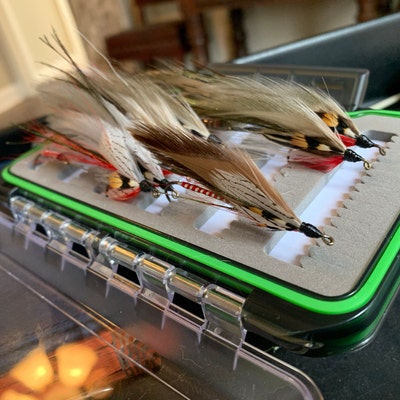 Red Grey Ghost Streamer Fishing Fly Hand-tied Flies Trout Flies ...