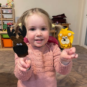 Room on the Broom Finger Puppet Set - Etsy