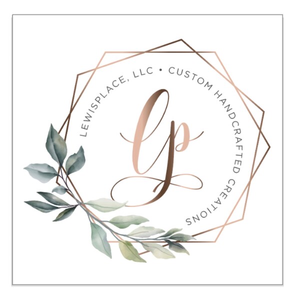 Floral Logo Design, Premade Florist Branding Kit, Wreath Hexagon Logo ...