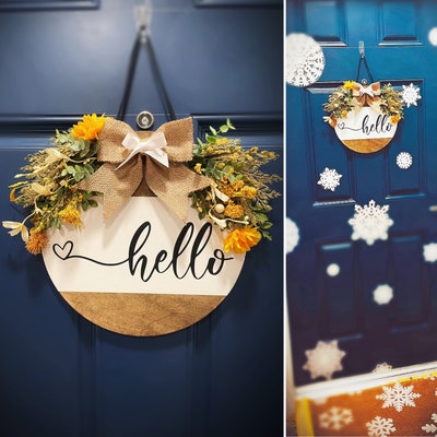 Office Door Hanger Office Wreath Workplace Wreath - Etsy