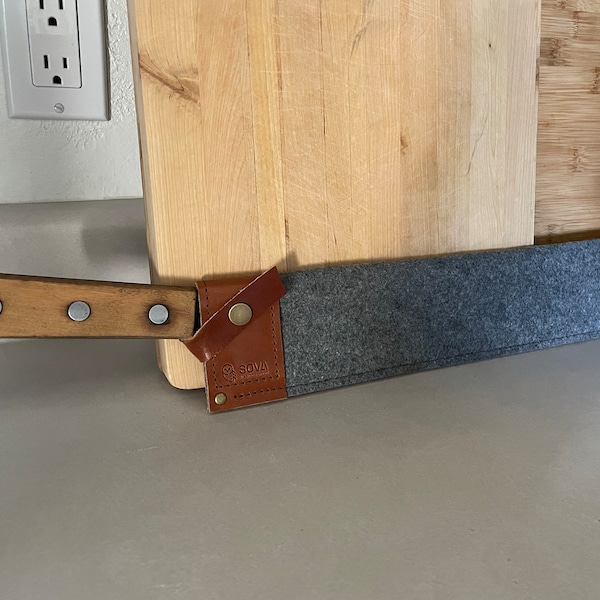 Leather Knife Cover, Saya Knife Cover, Handmade Knife Sheath, Leather ...