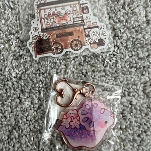 Cute Animal Foodies 3 Stickers/ Matte/ Holographic/ Die Cut Stickers ...