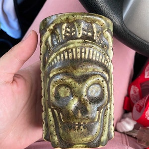 Handmade Tiki Mug MOAI 350ml for Bars and Personal Use by J.d.art - Etsy
