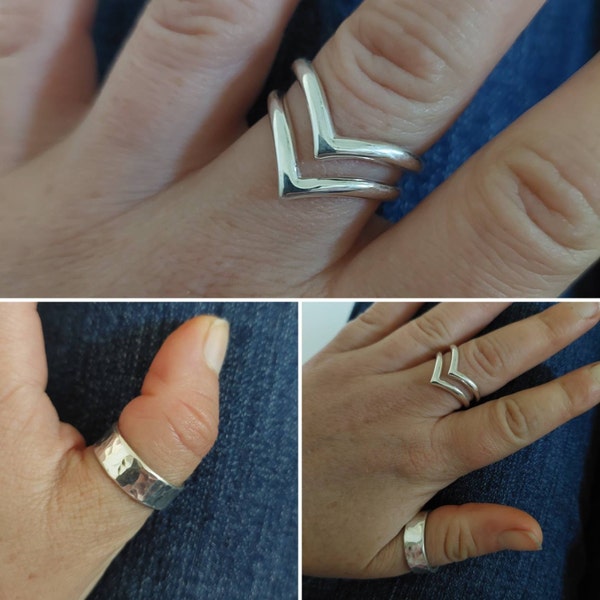 Sterling Silver Inlay Ring Blank: 925 Channel Ring for Makers - Etsy