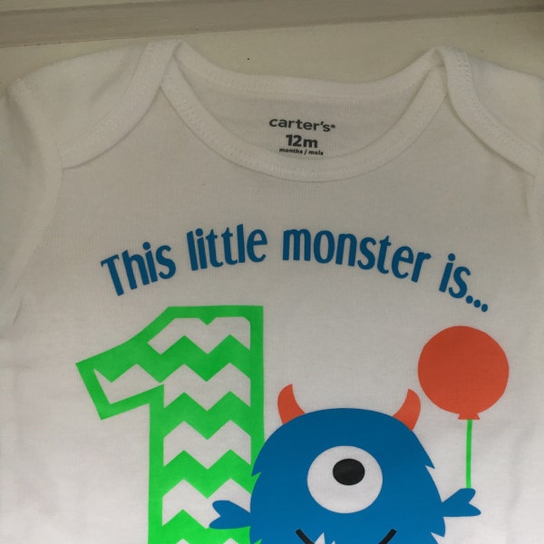 Monster Birthday Party, Monster Birthday Outfit Boy, Boy First Birthday ...