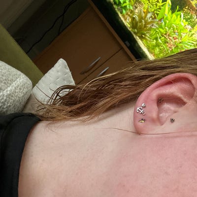 1.5mm Super TINY DISC Threadless Stainless Steel Piercing Tragus ...