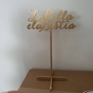 Head Table Freestanding Wooden Sign Table Sign head Table please Send ...